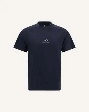 Balenciaga Long-sleeve Layered Technical T-shirt - Blue