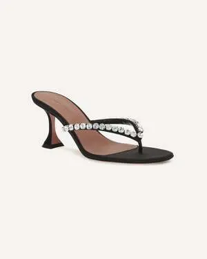 Amina Muaddi Gigi Crystal-embellished Thong Sandals
