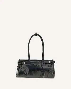 Prada Medium Bonnie Shoulder Bag - Black