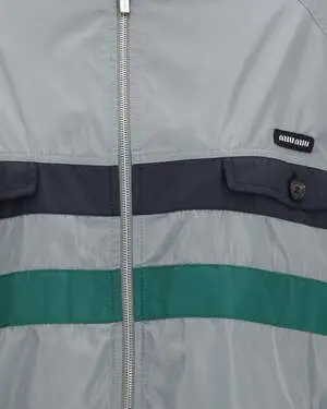 Miu Miu Technical Silk Jacket