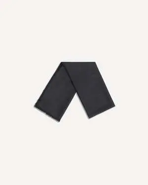 Gucci Scarf In Wool And Silk - Black