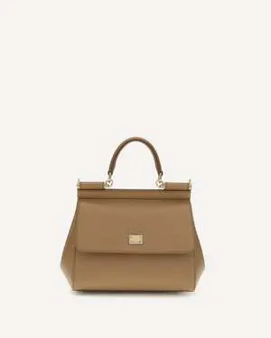 Dolce & Gabbana Top Handle Handbag - Beige