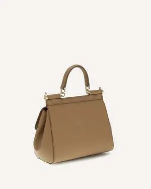 Dolce & Gabbana Top Handle Handbag - Beige
