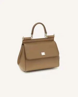 Dolce & Gabbana Top Handle Handbag - Beige