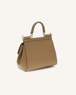 Dolce & Gabbana Top Handle Handbag - Beige