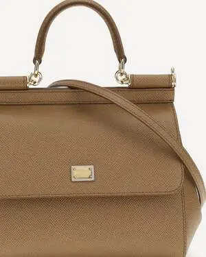 Dolce & Gabbana Top Handle Handbag - Beige
