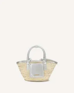 Jacquemus Small Le Panier Solis Handbag - Beige