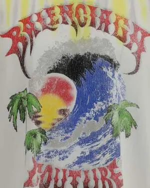 Balenciaga Extree Tie Dye T-shirt Ale