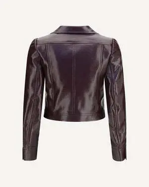 COURREGES Reedition Vinyl Jacket - Bordeaux