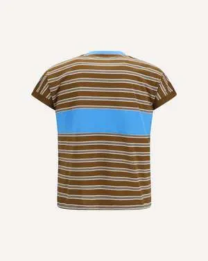 Versace Striped Cotton T-shirt Mae