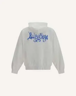 Balenciaga Sketchy Zip Hoodie Ale