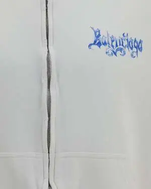 Balenciaga Sketchy Zip Hoodie Ale