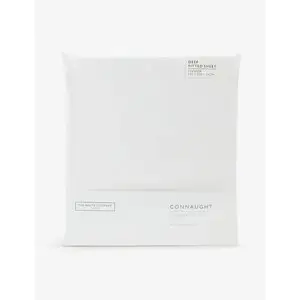 THE WHITE COMPANY Connaught Cotton And Silk-blend Emperor Deep Fitted Sheet - Chalk