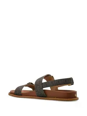 Michael Kors Monogram Print Sandals