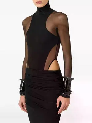 Elisabetta Franchi Tulle Bodysuit