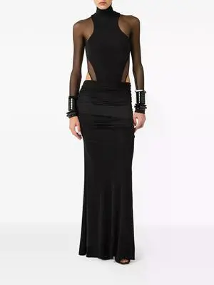 Elisabetta Franchi Tulle Bodysuit