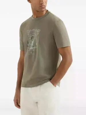 Brunello Cucinelli Pattern T-shirts For Men