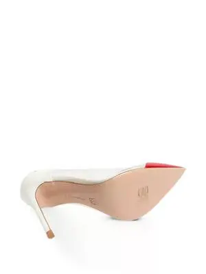 GIANVITO ROSSI Pointed-toe Pumps - White