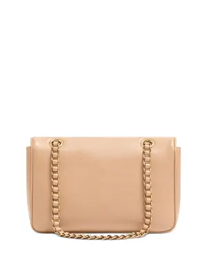 Valentino Garavani Medium Vlogo Leather Shoulder Bag