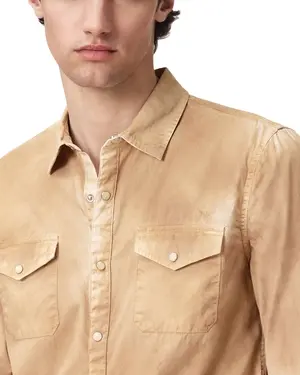 John Varvatos Marshal Western Snap Front Shirt
