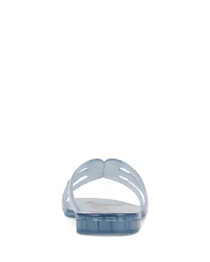 Sam Edelman Bay Jelly Slide Sandals - Azure Blue