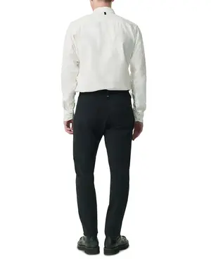 Rag & Bone Tomlin Stretch Dobby Button Front Shirt - White