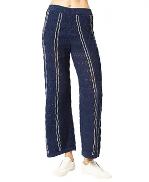 Central Park West Novelty Stitch Sweater Pants