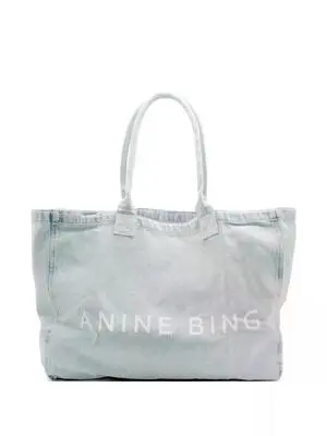 ANINE BING Logo Cotton Tote Bag