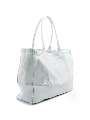 ANINE BING Logo Cotton Tote Bag