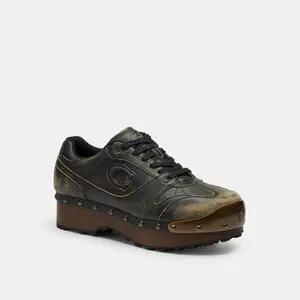 COACH X Brain Dead Soho Wooden Clog - Black