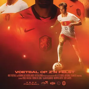 Nike Netherlands National Soccer Team Official Poster