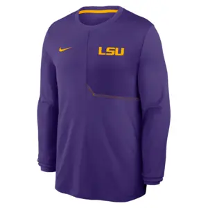 Nike Lsu Dri-fit College Long-sleeve Top - Purple