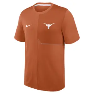 Nike Texas Sideline Coach Dri-fit College Top - Orange