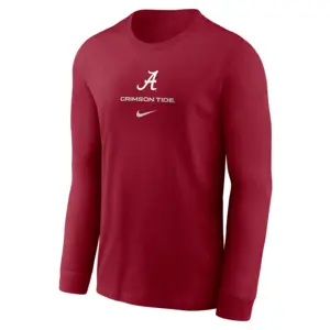 Nike Alabama Crimson Tide Dri-fit College Long-sleeve T-shirt - Red