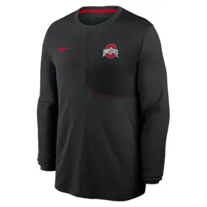 Nike Ohio State Sideline Coach Dri-fit College Long-sleeve Top - Black