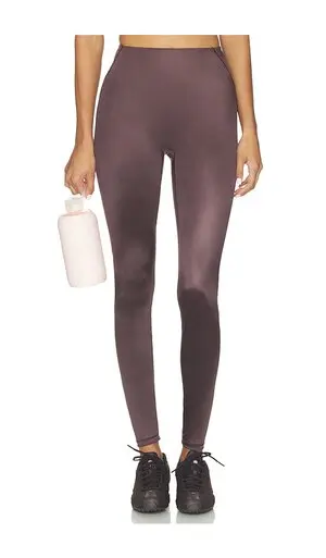 NIKESKIMS Shine Bonded Waist 29 Inch Leggings In Brown - Phoenix