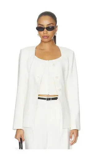 Paige Edina Blazer In Ivory