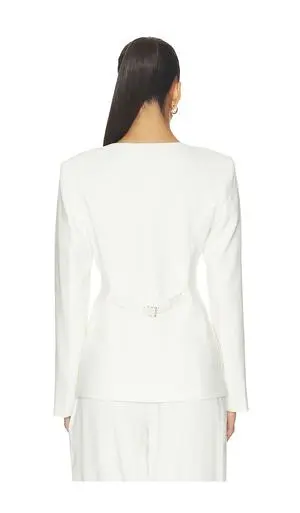 Paige Edina Blazer In Ivory