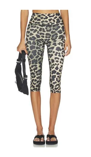 P.E Nation Signature Capri Legging In Brown