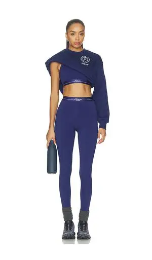 ASTORIA Wide Strap Sports Bra In Ocean Cavern