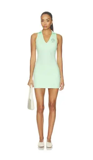 ASTORIA Racquet Club Polo Dress In Sage Clearly Aqua - Mint