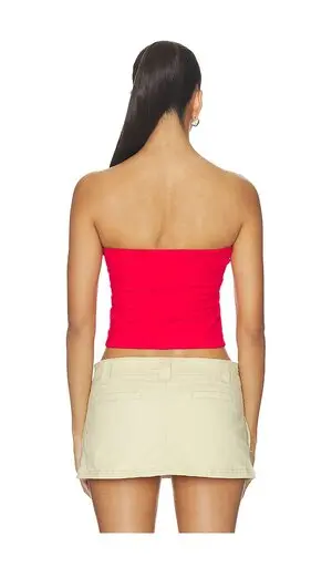HYPE AND VICE Embroidered Tube Top
