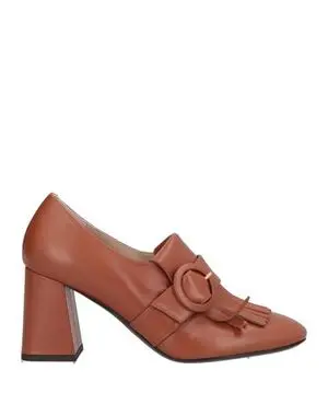 GIORGIO FABIANI Loafers Tan Size Leather - Brown