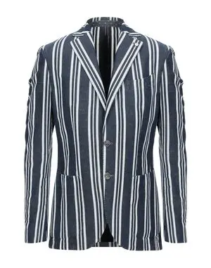 L.B.M. 1911 L. B.m. 1911 Blazer Midnight Size Cotton, Flax, Silk