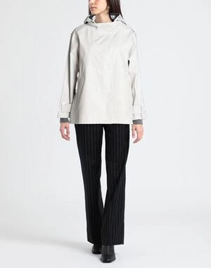 Herno Lightweight Linen Double-breasted Jacket With Detachable Hood