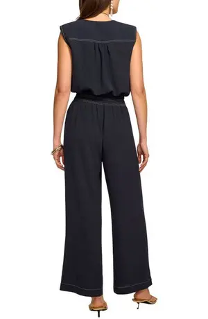 Ramy Brook Astrid Sleeveless Wide-leg Jumpsuit