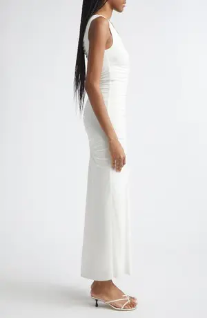 TOCCIN Inez Ruched Sleeveless Dress