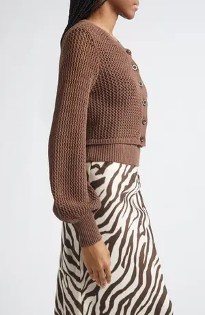 TOCCIN Tori Blouson Sleeve Cardigan