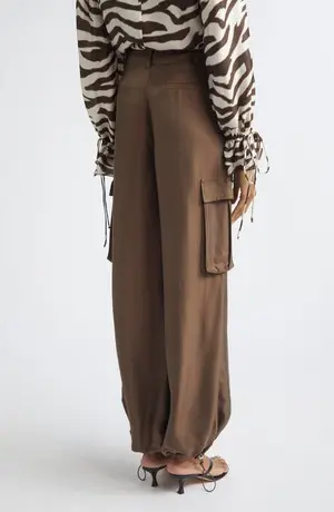 TOCCIN James Wide Leg Cargo Pants