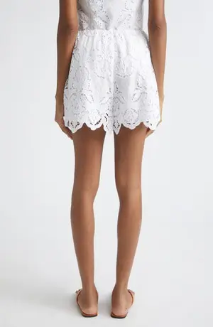TOCCIN Pavlina Eyelet Embroidery Shorts